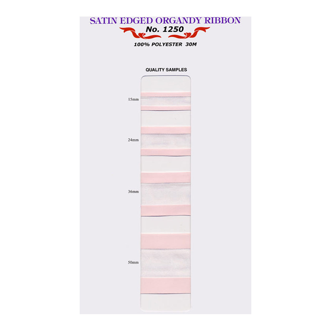 UR1250-50mm エッヂサテンオーガンジー – APPM（アパレルパーツマーケット）- 服飾資材 BtoB 卸売・仕入れ通販サイト