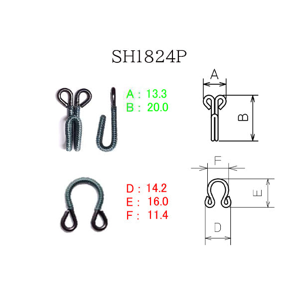 SH1824P ファインホックA – APPM（アパレルパーツマーケット）- 服飾資材 BtoB 卸売・仕入れ通販サイト