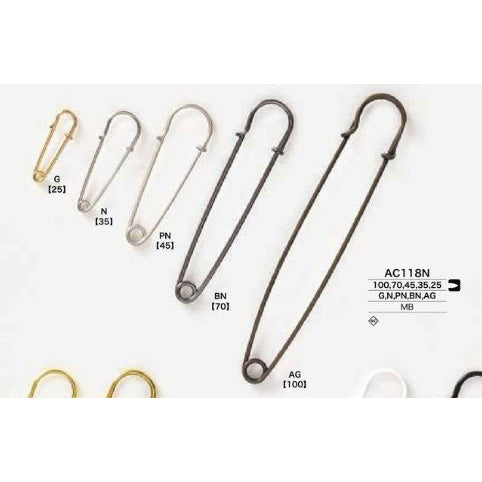 AC118N サンプル メッキ キルトピン – APPM（アパレルパーツマーケット）- 服飾資材 BtoB 卸売・仕入れ通販サイト