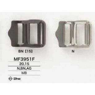 MF3951F メッキ アジャスターバックル – APPM（アパレルパーツマーケット）- 服飾資材 BtoB 卸売・仕入れ通販サイト
