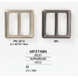 MP3748N メッキ 通し型バックル – APPM（アパレルパーツマーケット）- 服飾資材 BtoB 卸売・仕入れ通販サイト