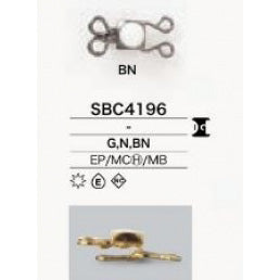 SBC4196 サンプル メッキ ホック – APPM（アパレルパーツマーケット）- 服飾資材 BtoB 卸売・仕入れ通販サイト