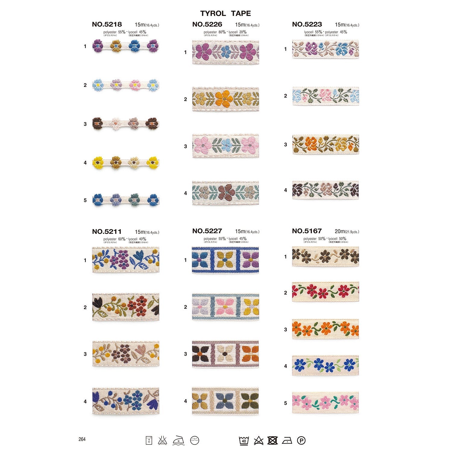 5211 サンプル チロルテープ – APPM（アパレルパーツマーケット）- 服飾資材 BtoB 卸売・仕入れ通販サイト