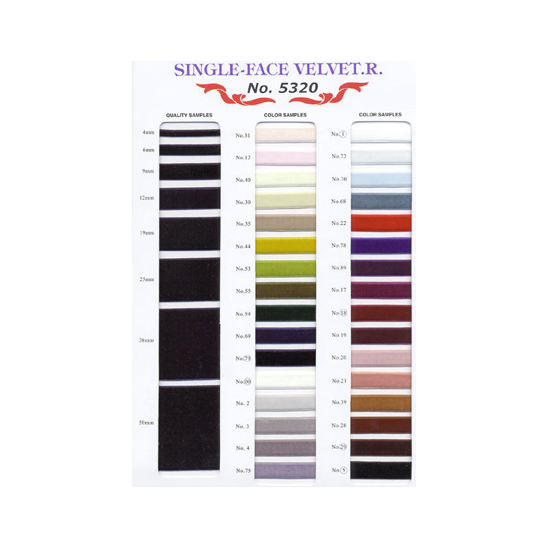 UR5320-25mm 片面ベルベット R – APPM（アパレルパーツマーケット）- 服飾資材 BtoB 卸売・仕入れ通販サイト